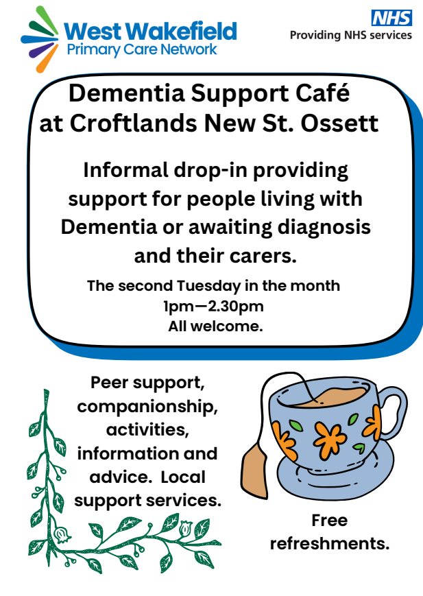 Dementia Support Cafe - Ossett Surgery
